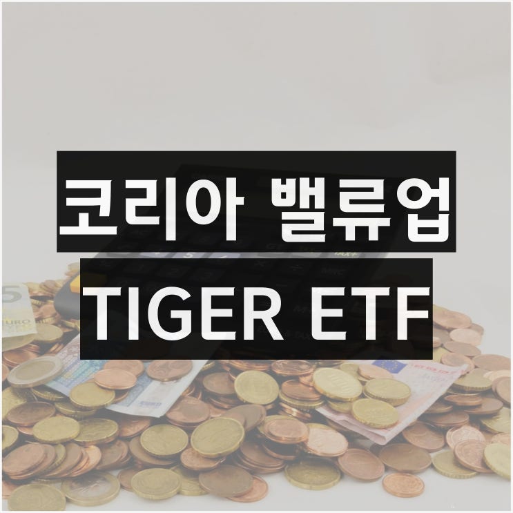 TIGER 코리아밸류업 ETF 주가 배당금 투자 리뷰 : 네이버 블로그