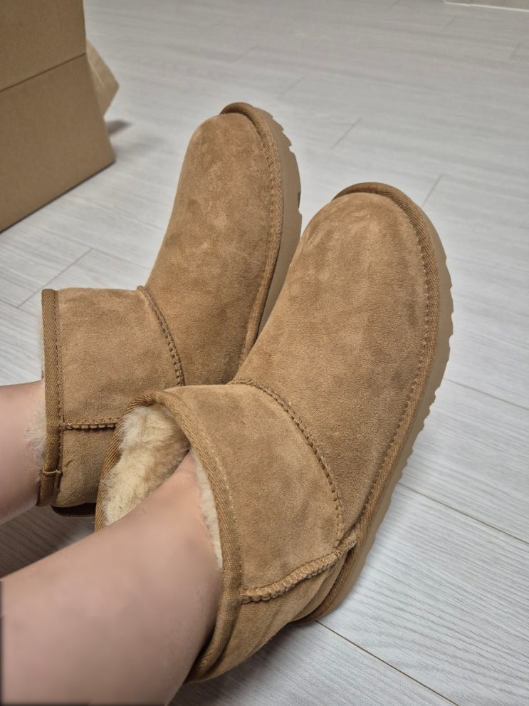 미국 UGG 클래식 미니 Ⅱ K 내돈내산 솔직 리뷰 (SSG, 쓱데이 할인, 미국 어그, UGG) : 네이버 블로그