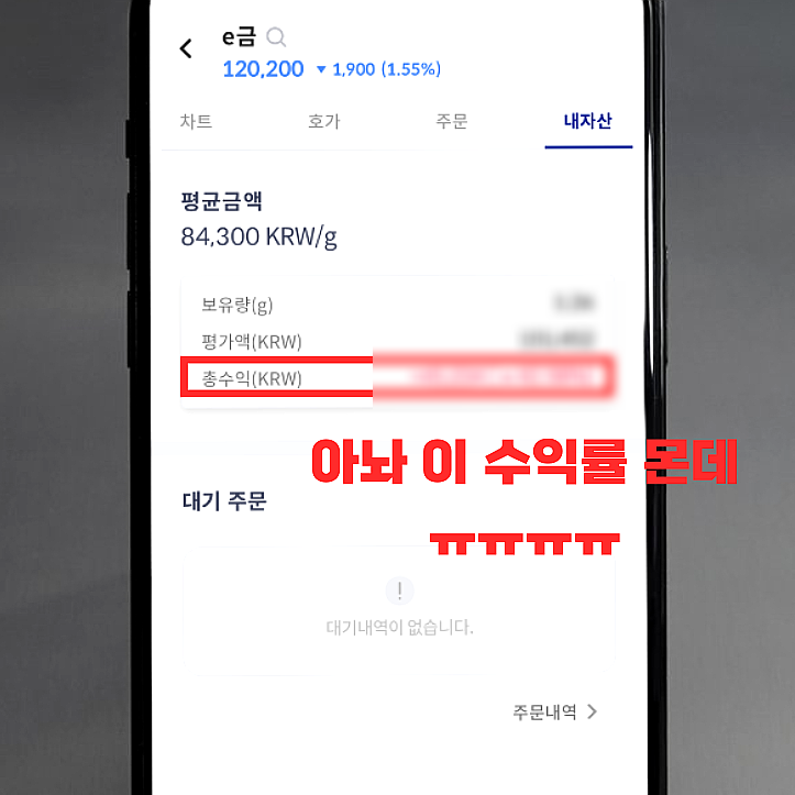 오늘의 국제 금시세 작년 3월에 사뒀던 금투자 수익률이 네이버 블로그