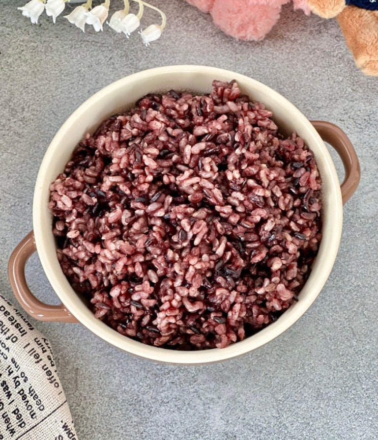 현미밥 짓는 법 전기밥솥 칼집현미 흑미밥 하는 법 현미밥 다이어트 칼로리 : 네이버 블로그