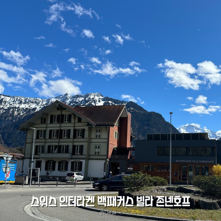 스위스 인터라켄 한인들이 많이 묵는 게스트하우스 숙소 추천, 백패커스 Backpackers Villa Sonnenhof ...