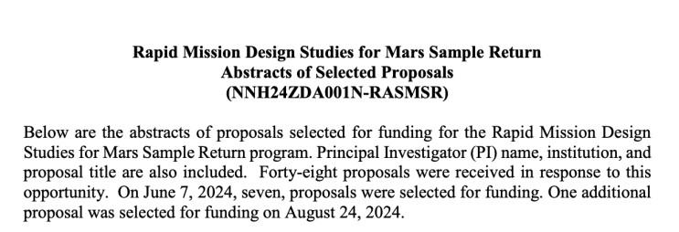 NASA의 화성 샘플 반환(MSR) 미션으로 알아보는 로켓랩의 계획과 비전 : 네이버 블로그