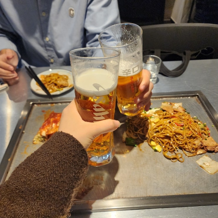 명동 맛집 우와 오코노미야끼 야끼소바 철판요리 후기 데이트 코스 추천 네이버 블로그