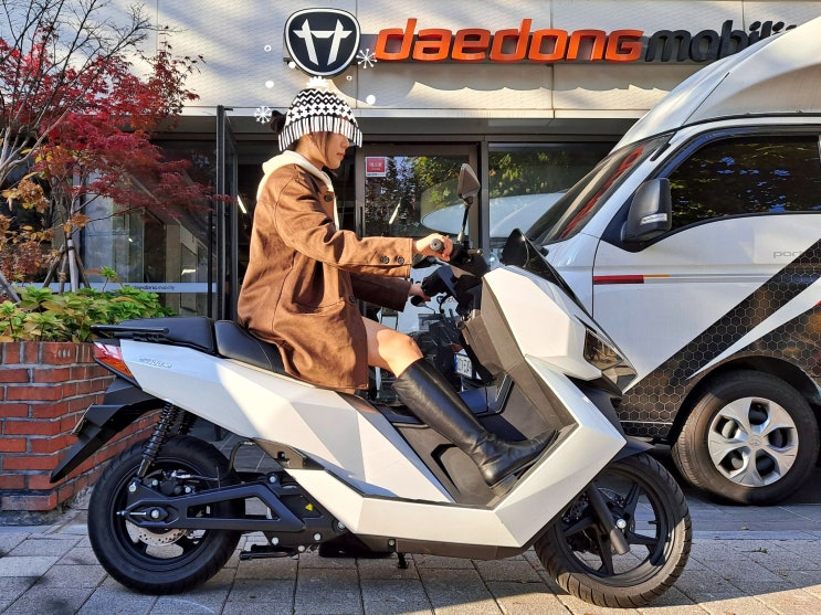 전기오토바이 대동모빌리티 GS100 Lite 시승 및 전기스쿠터 배달오토바이 추천 겨울 프로모션 소개 : 네이버 블로그