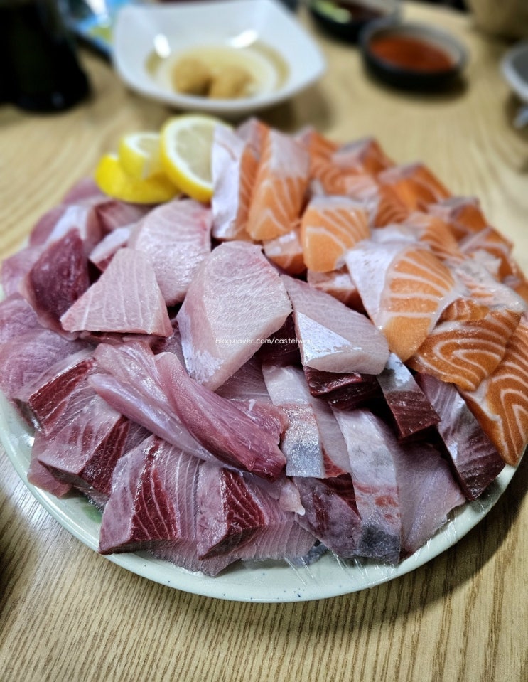 연남 맛집 바다회사랑 본점 대방어 평일 웨이팅 대방어연어세트 후기 2호점 후기도 있음 네이버 블로그