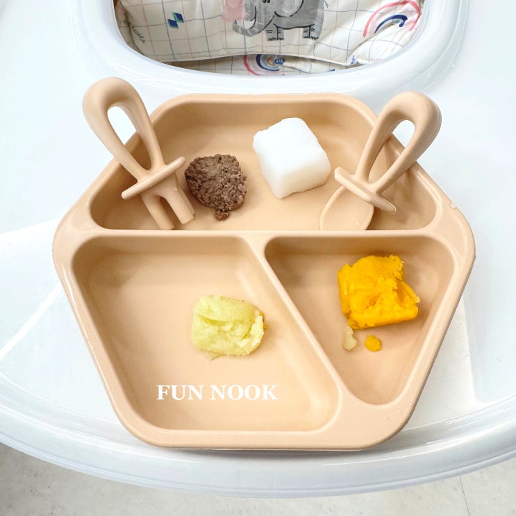 자기주도이유식 필수 준비물 타이니트윙클 흡착식판 흡착볼 사용 후기 네이버 블로그