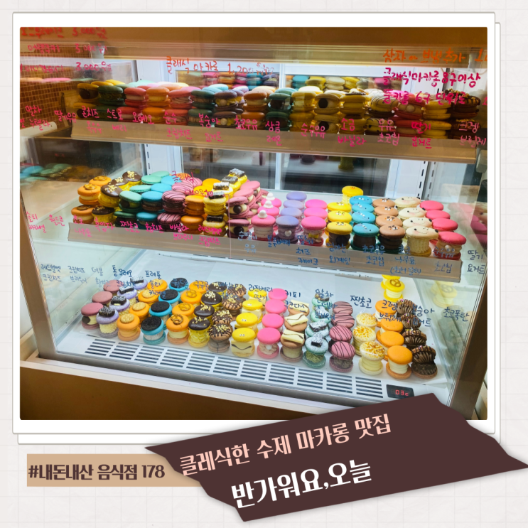 대전 신도꼼지락시장 수제마카롱 디저트 맛집 반가워요오늘 : 네이버 블로그