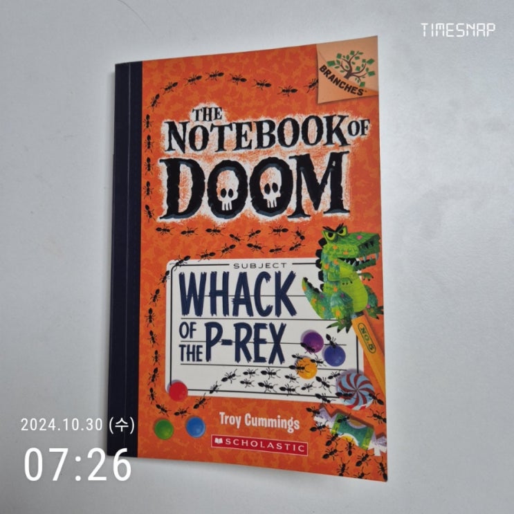 [1호/초3] 재독 + The Notebook of Doom /10.21-10.31 : 네이버 블로그