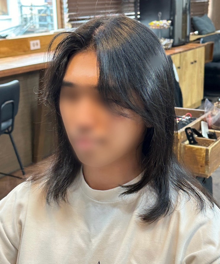 [맨인브라운] 마산 합성동 남자 장발 레이어드컷 남자장발펌 남자장발추천 : 네이버 블로그