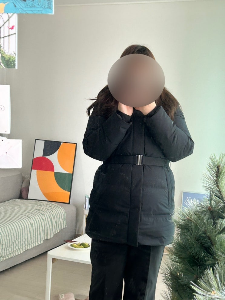 [K2 수지패딩] 블랙 미디 패딩 kww24564 _ 씬에어블랑 구매후기_키작녀패딩 : 네이버 블로그