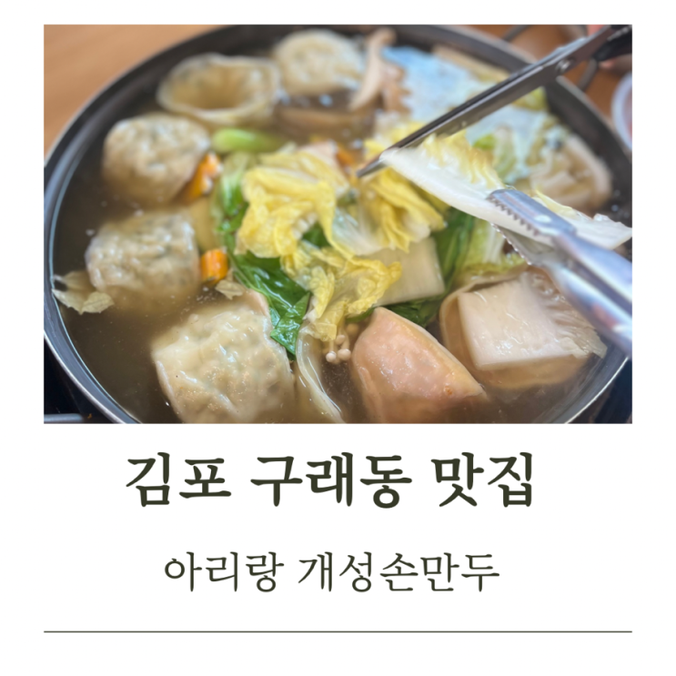 구래동 만두전골 맛집 아리랑 개성손만두 겨울에 생각나는 만두전골 한끼 네이버 블로그