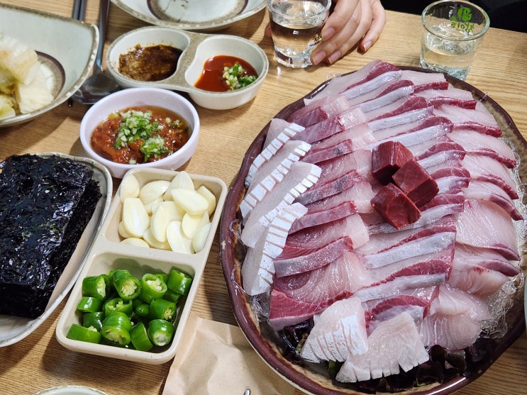 성수뚝도시장 방어 맛집 푸른바다횟집 후기 네이버 블로그