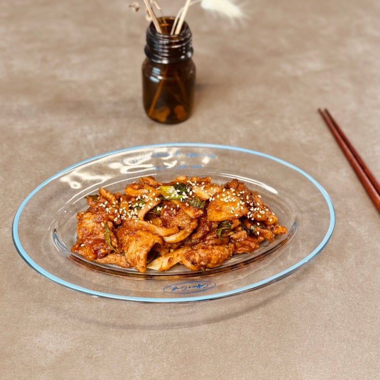 앞다리살 제육볶음 양념 만들기 돼지고기 두루치기 황금레시피 : 네이버 블로그