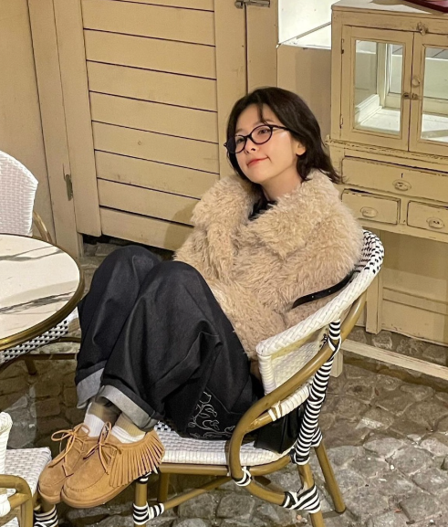멋짐 폭발하는 크롭자켓 레드벨벳 슬기 레이브 페이크 퍼자켓 추천 네이버 블로그