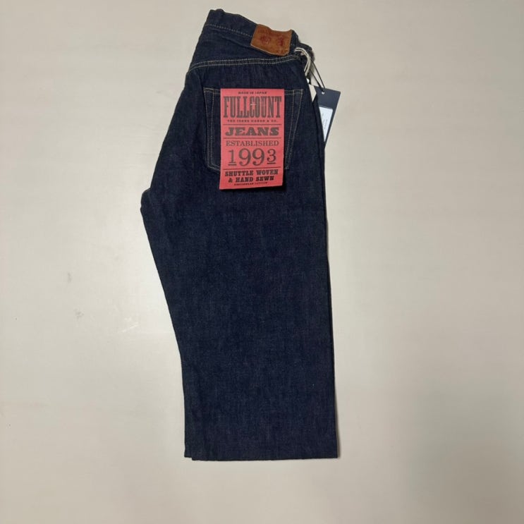 풀카운트 0105w 루즈 스트레이트 데님 사이즈 팁 후기 / 2107w 1세대 데님 자켓 셋업 (FULLCOUNT) : 네이버 블로그