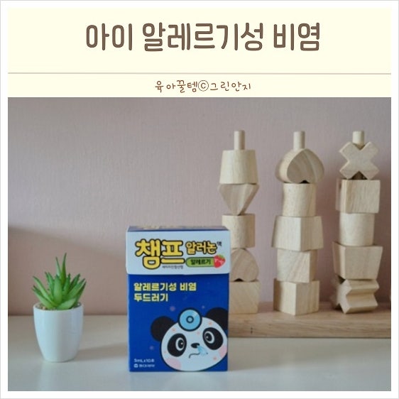 환절기 아이 알레르기성 비염 두드러기 챔프 알러논액 네이버 블로그