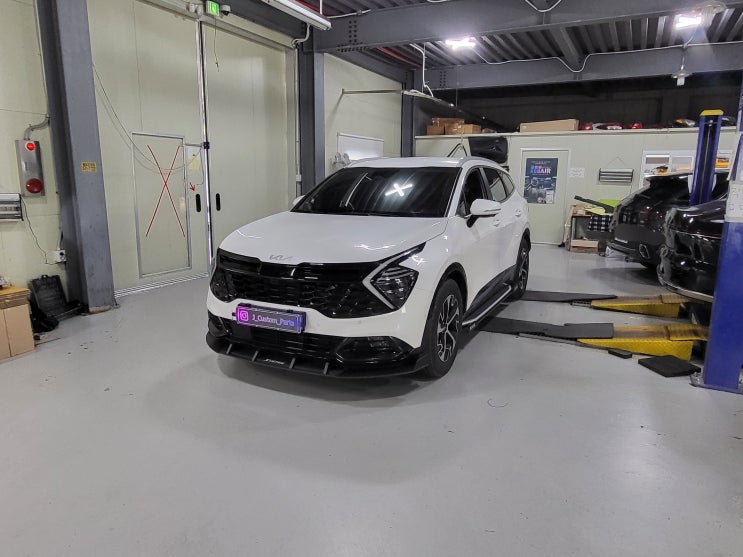 스포티지nq5 바디킷 튜닝 풀 바디킷 장착 했어요 ~ : 네이버 블로그