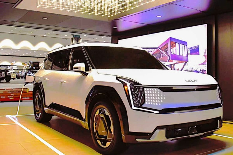 기아, 미국에서 EV9 GT 공개 실물 디자인, 성능 : 네이버 블로그