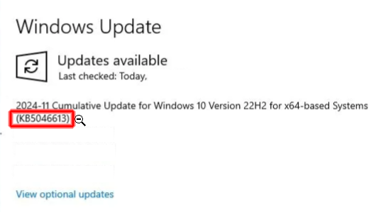 2024년 11월 Windows 10 업데이트 KB5046613 윈도우 성능 최적화 및 안정성 강화 : 네이버 블로그