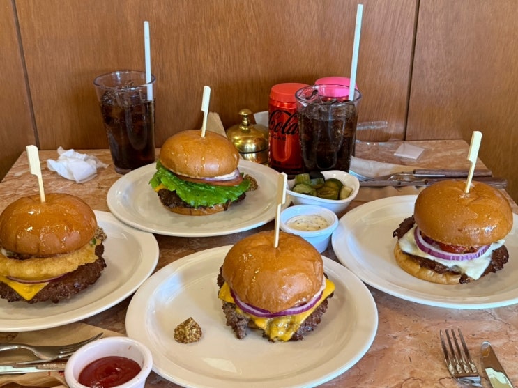 뚝섬유원지 맛집 - 릴버거(Lil Burger / No.1 치즈버거 / No.2 클래식버거 / No.3 할라피뇨 큐민 버거 ...