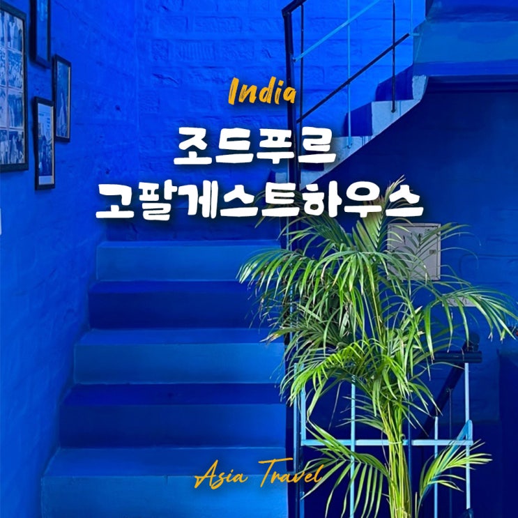 인도 혼자 여행 조드푸르 숙소추천 고팔 게스트하우스 솔직후기 네이버 블로그