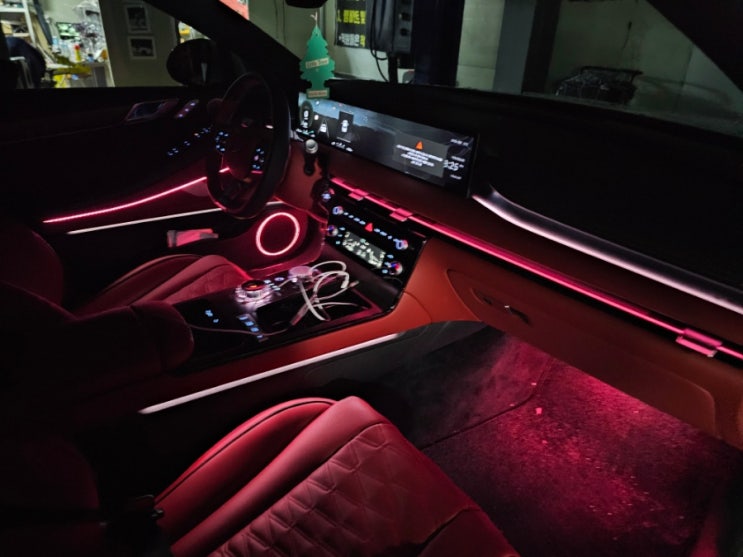 g80 rg3 페이스리프트 엠비언트 이전 모델과는 다른 분위기 : 네이버 블로그