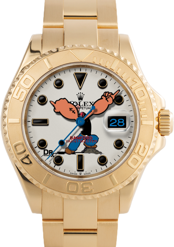 뽀빠이 롤렉스 요트 마스터. Bamford Popeye Rolex Yacht-Master. 갤럭시 워치 페이스 : 네이버 블로그