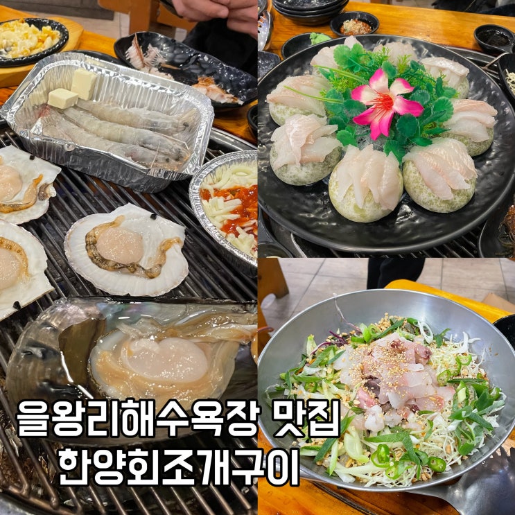 을왕리해수욕장 맛집 회와 조개구이를 같이 즐길 수 있는 한양회조개구이 네이버 블로그