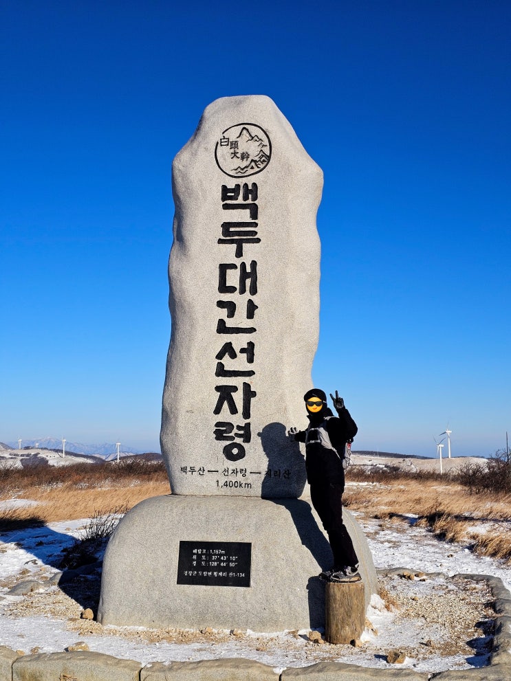 강원등산 평창 선자령 등산 대관령휴게소 새봉 정상 바우길타고 원점 설산보러 가자 네이버 블로그