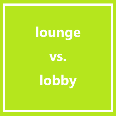 라운지 lounge vs. lobby 뜻 어원 : 네이버 블로그