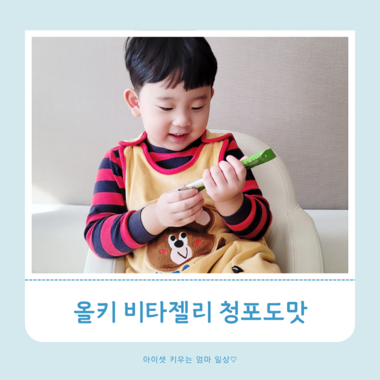 성장기 어린이 면역력 필수 아기 비타민 올키 비타젤리 청포도맛 영양제 네이버 블로그