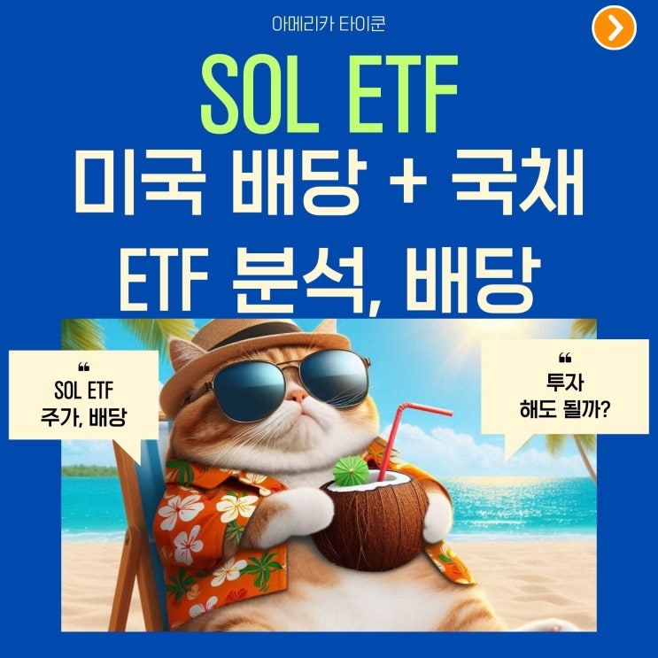 SOL 미국배당미국채혼합50 ETF 투자 리뷰, 주가 배당 분석 : 네이버 블로그