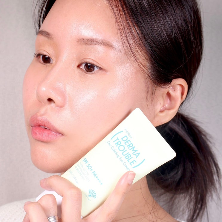 순한선크림 발림성 좋은 무기자차 더마트러블 징크 카밍 선크림 네이버 블로그
