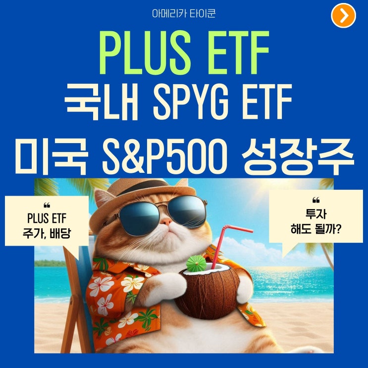 PLUS 미국S&P500성장주 국내 SPYG ETF : 네이버 블로그