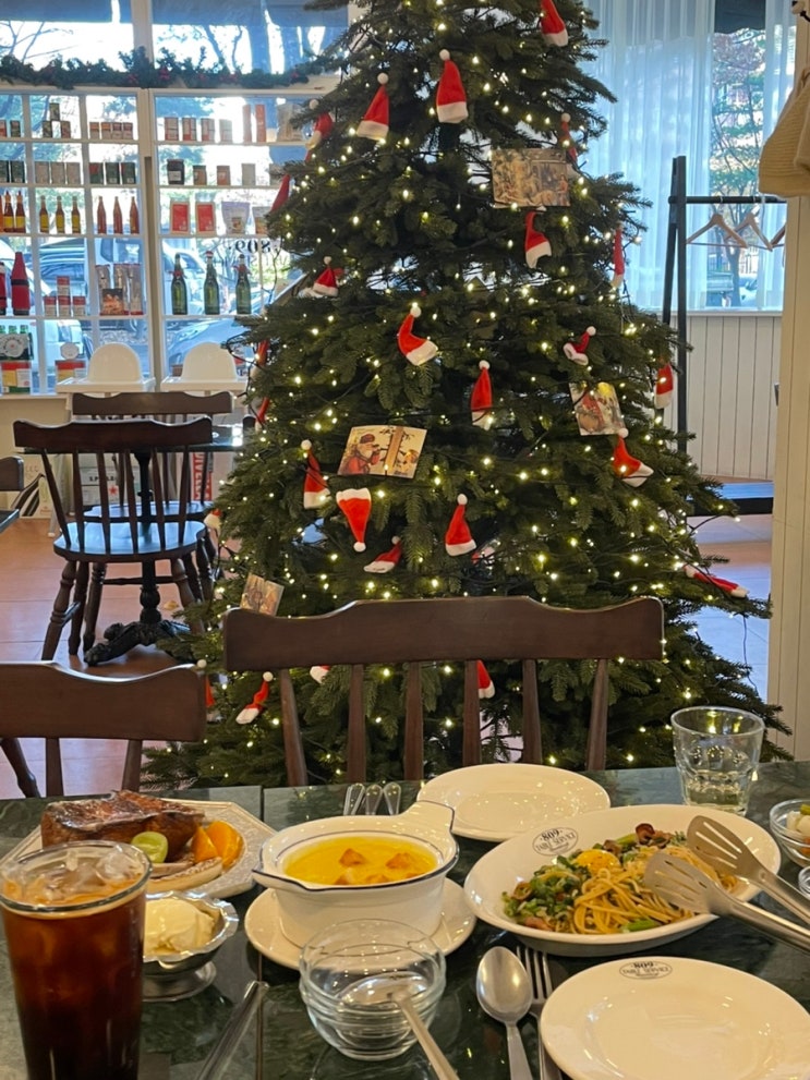 신중동브런치 부천크리스마스 맛집 809테이블서비스 : 네이버 블로그