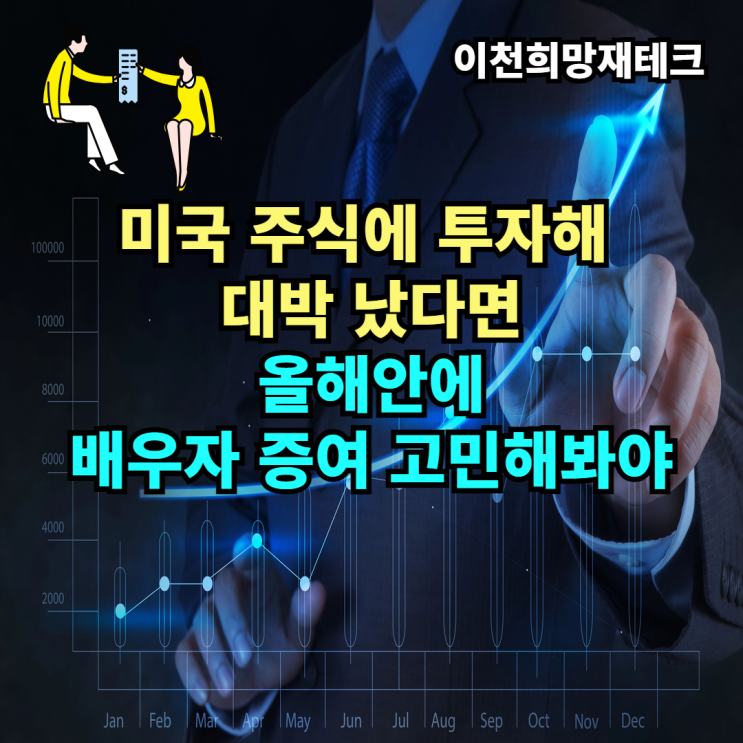 미국 주식에 투자해 대박 났다면 올해 안에 배우자 증여 고민해 봐야 네이버 블로그