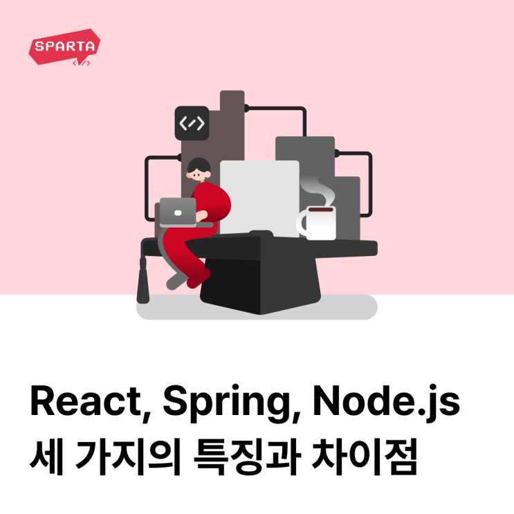 React, Spring, Node.js 특징과 차이점 : 네이버 블로그