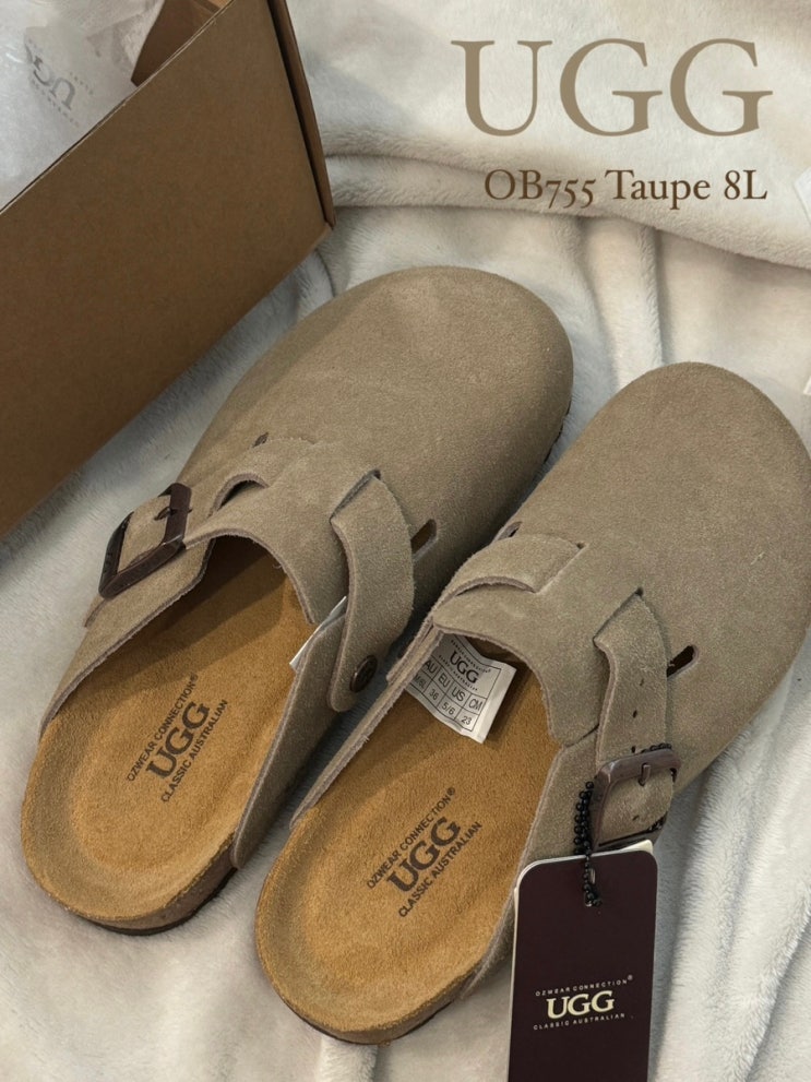 호주 UGG 보스턴 어그 슬리퍼 토프 내돈내산 리뷰(착샷+사이즈 팁) : 네이버 블로그