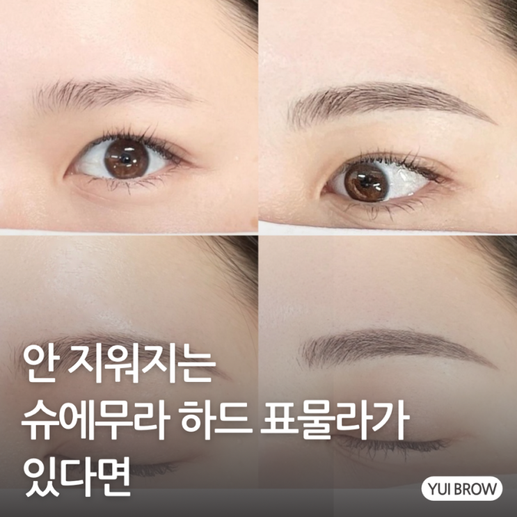 안 지워지는 눈썹 그린 듯 자연스러운 부산 세미 아치 눈썹 유이 브로우 네이버 블로그