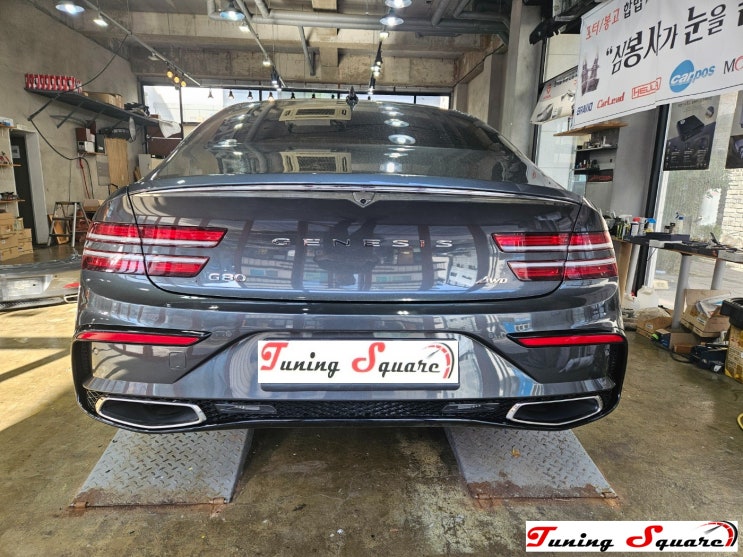 제네시스 G80 RG3 리어범퍼 신형 스포츠범퍼 개조 페이스리프트 신형개조~! : 네이버 블로그