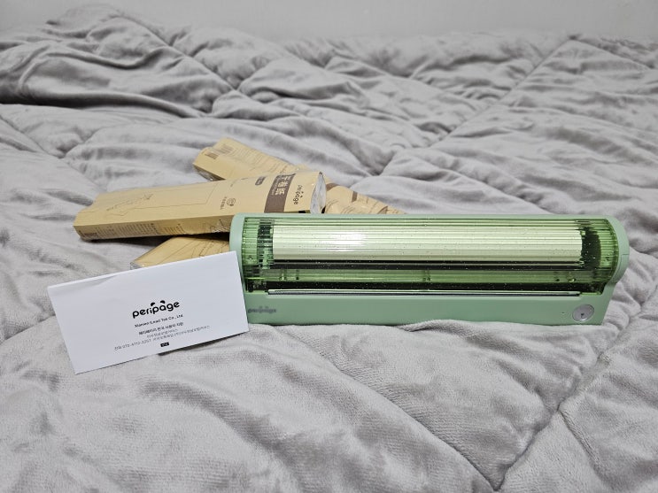 휴대용 열전사 프린터 페리페이지(PERIPAGE) P80 사용후기 : 네이버 블로그