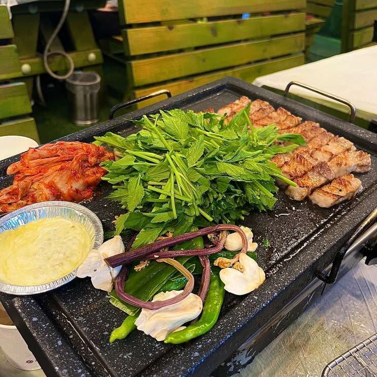 은평 구산 은평구 맛집 미나리삼겹살 옥탑방 구산역 구워주는 고깃집추천 네이버 블로그