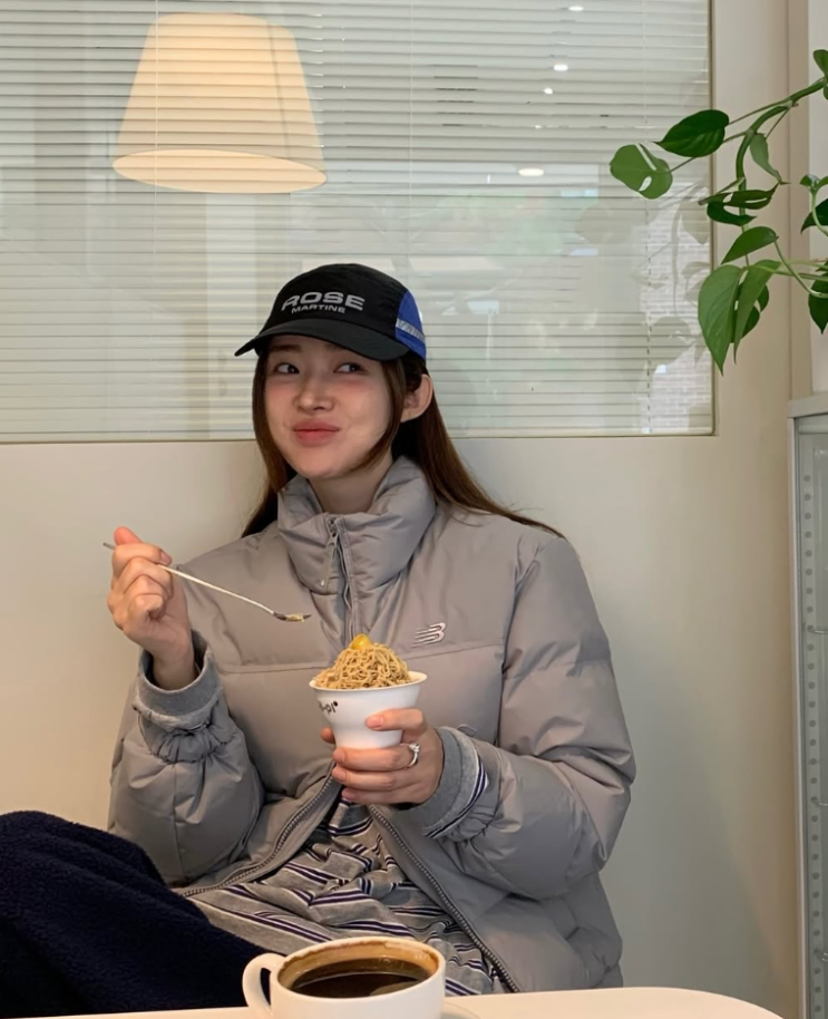 뉴발란스 여자 숏패딩 차정원 패션 가격은 네이버 블로그