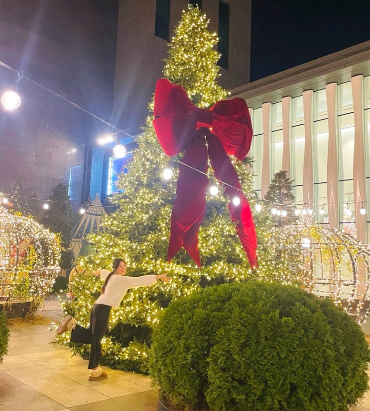 리네아의 일기 11.23-11.24(레페토쇼룸,판교더현대크리스마스,롤드페인트,키티버니포니) : 네이버 블로그