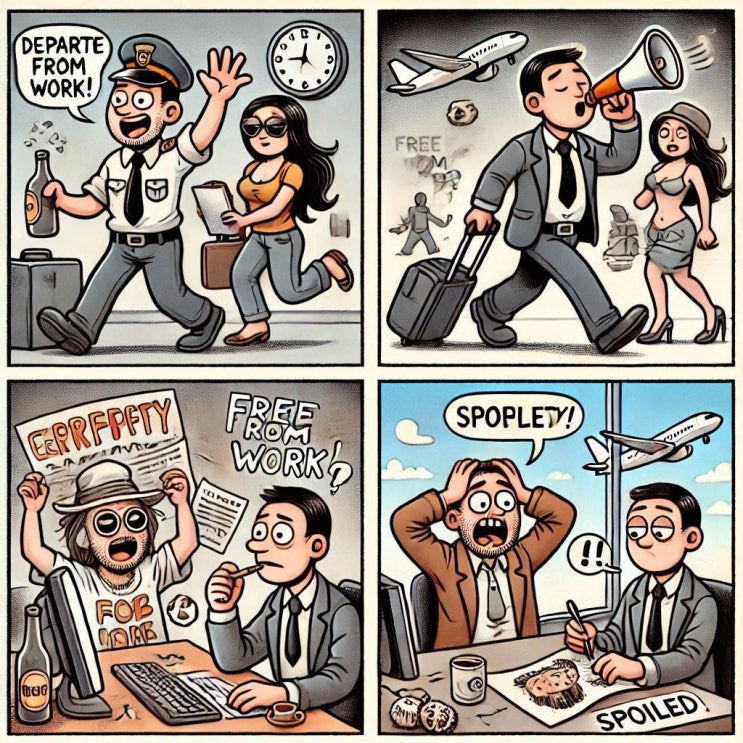 형용사 off 뜻 / be off to 의미, be off work, be off the hook, off the record ...