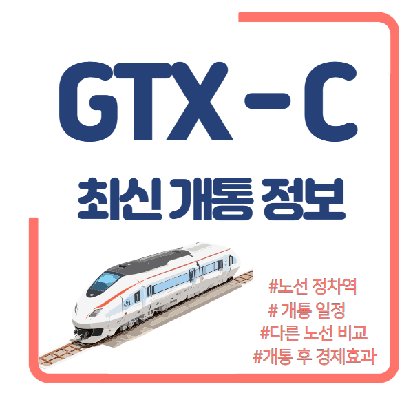 GTX-C 노선도 정차역 및 최신개통 일정, 부동산 전망까지! : 네이버 블로그