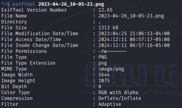 exiftool을 이용한 이미지 메타데이터 확인 및 수정 : 네이버 블로그