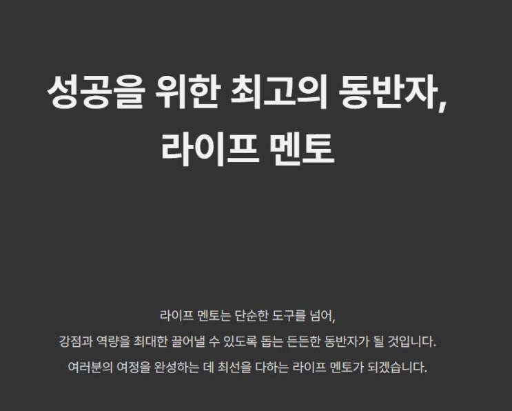 자소서컨설팅 온라인으로 진행하는 취업 준비 서비스 라이프멘토 소개 네이버 블로그