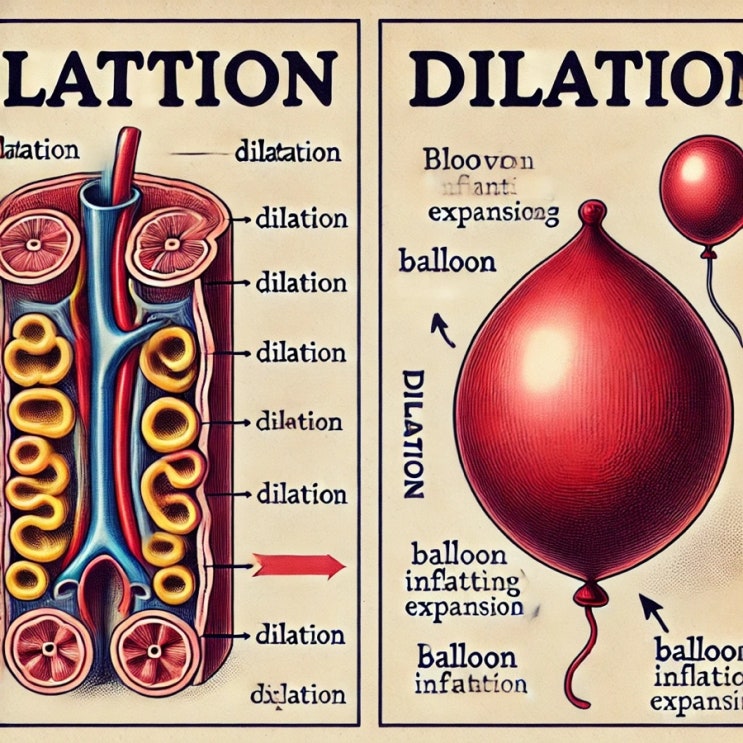 dilatation과 dilation 차이는 뭐야? : 네이버 블로그