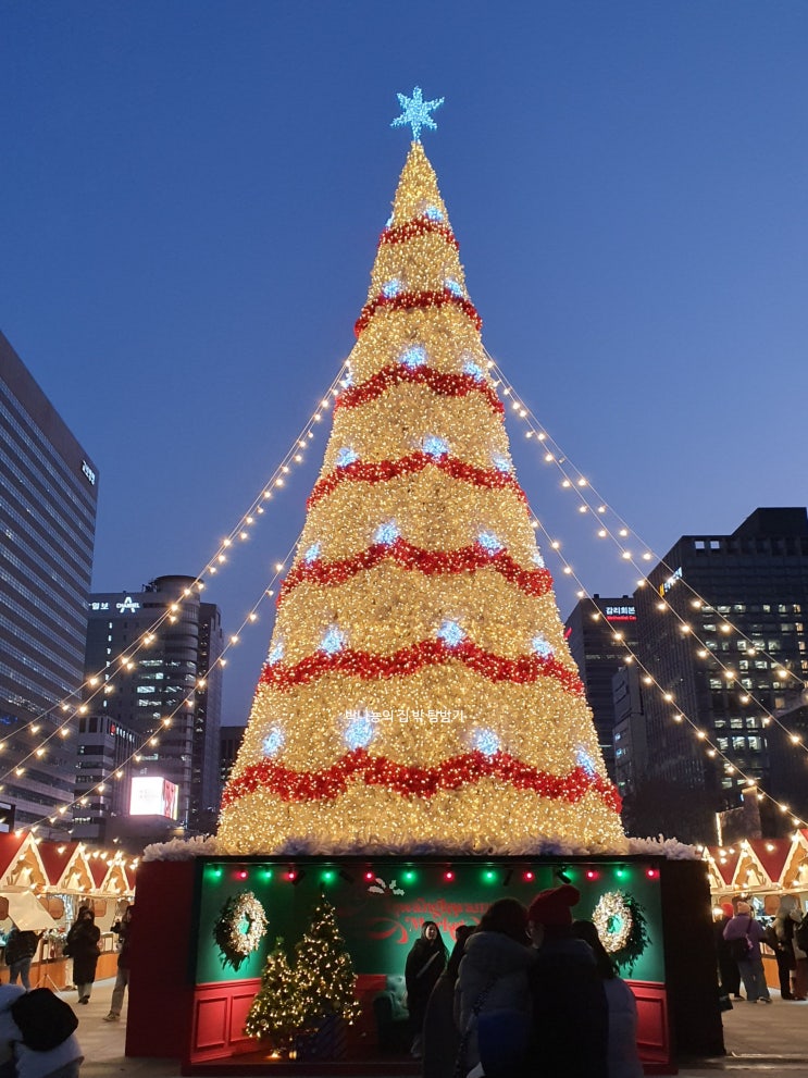 2024 광화문 크리스마스마켓 시간과 방문후기 : 네이버 블로그